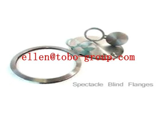 Forged Steel Flange A182 ANSI B16.48 UNS 32750  F53 Spectacle Blind Flange 1 Inch CL150 FF