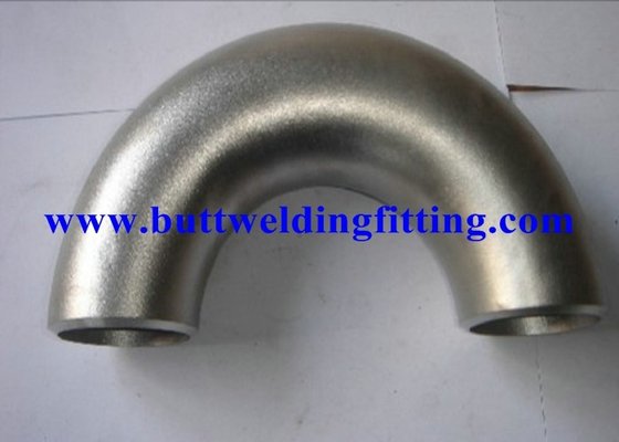 L / SR Stainless Steel Tubing Elbows Inconel 625 180 Degree Elbow