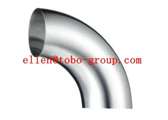 Butt Weld Fittings Equal Shape and Welding Connection Sanitary Steel 90 Deg Elbow