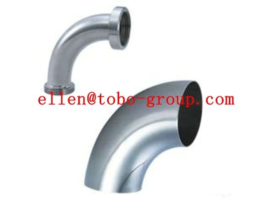Butt Weld Fittings Equal Shape and Welding Connection Sanitary Steel 90 Deg Elbow