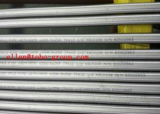 SMLS PIPE ASTMASME A268SA268 TP410 12SCH10S SA268 TP410 / TP405 / TP409 / TP439 / TP444