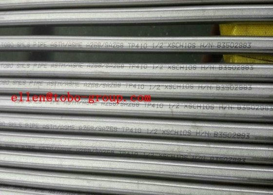 Ferritic Stainless Steel Seamless Tube A268 / A756 TP410 TP410S