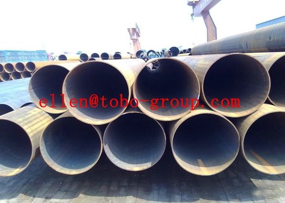 TOBO GROUP Round Welded Stainless Steel Tubing , ASTM A554 Large Dimaer Water Pipe