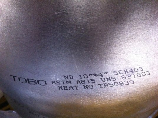 TOBO GROUP ASTM A815 UNS S31803 4" SCH 40 REDUCER