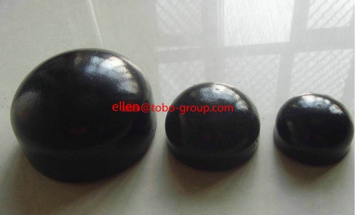 TOBO STEEL Group pipe cap ASME A234 WPB ANSI B16.9, DIN 2605