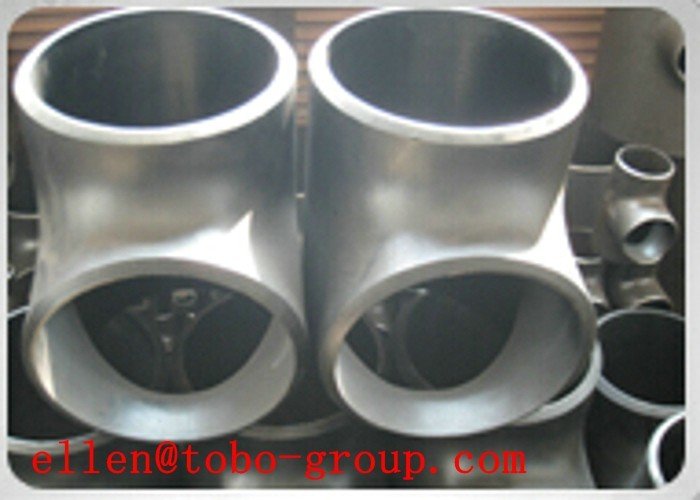 TEE ASME B16.9 BEVELED END SCH 10S SS SUPER DUPLEX ASTM A815 GRADE UNS S32750/ UNS S32760
