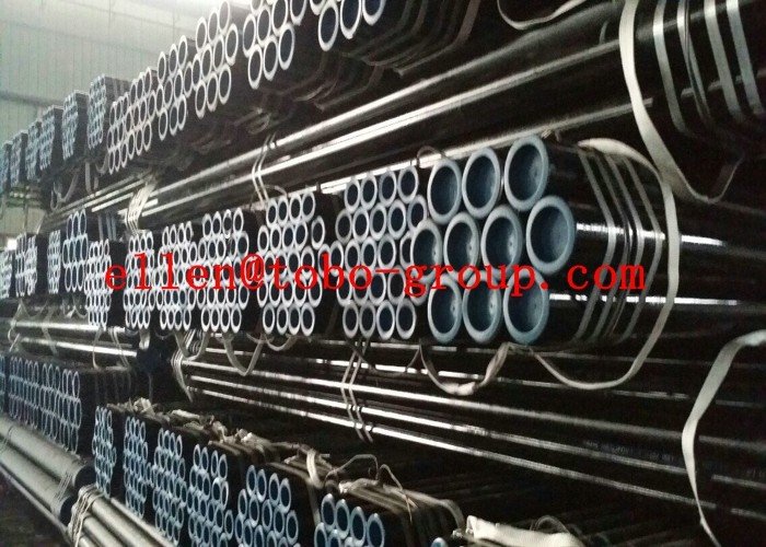 GR.B API 5L ASTM A106 SMLS CS Pipes Black Painting Wall thickness 2 mm - 70mm