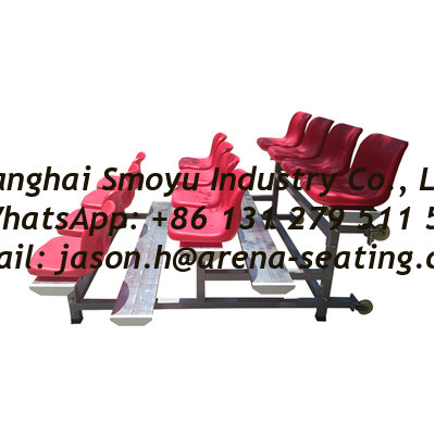 China manufacturer stadium bleacher seating factory plastic bleacher seats, HDPE, Imported Heavy-duty Polypropyle
