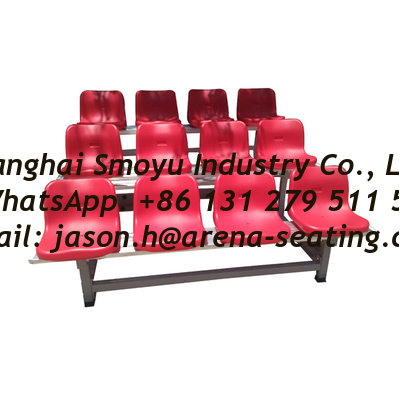 UV proof quality plastic stadium chairs audience plastic seats gym Podium seat