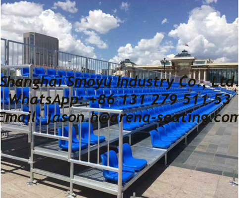 China manufacturer stadium bleacher seating factory plastic bleacher seats, HDPE, Imported Heavy-duty Polypropyle