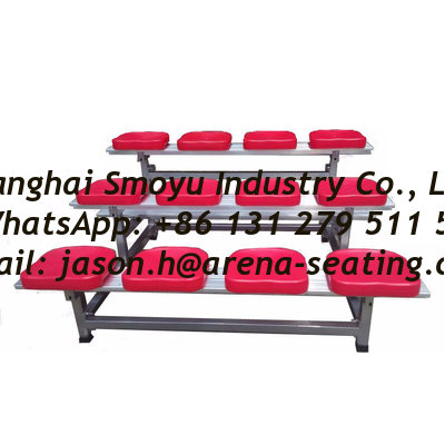 China manufacturer stadium bleacher seating factory plastic bleacher seats, HDPE, Imported Heavy-duty Polypropyle