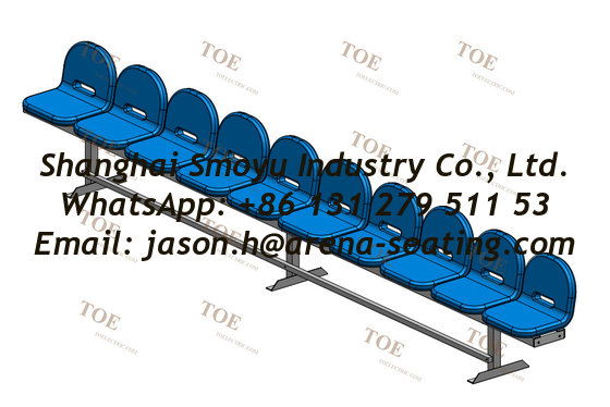 China factory easy remove temporary bleacher seating plastic bleacher seats