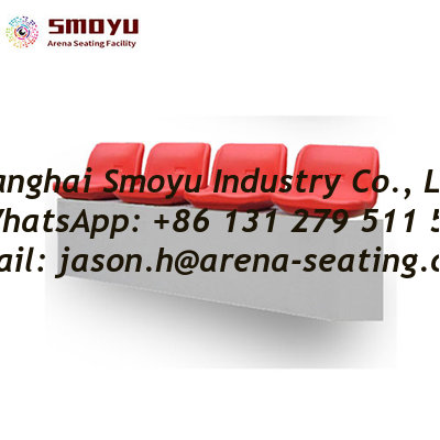 Indoor outdoor stadium seats china facotry red color plastic  stadium seating