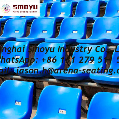 Indoor outdoor stadium seats china facotry red color plastic  stadium seating
