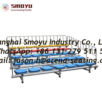 bleachers auditorium seats comfirtable soccer stadium chairs floor fixed metal