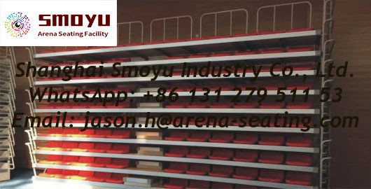 Outdoor anti aging 3 Row 2 row bleachers Grandstand Retractable Bleacher Seating