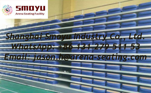 Outdoor anti aging 3 Row 2 row bleachers Grandstand Retractable Bleacher Seating