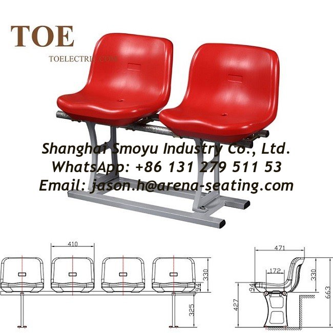Indoor outdoor football stadium seat plastic football stadium seat china facotry
