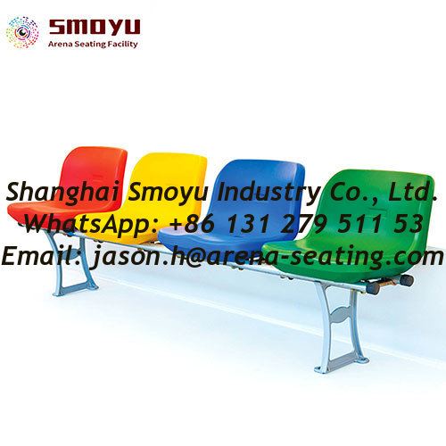 Spectator seat chairs bleachers grandstand seating plastic stadium seat ball gym eco materials