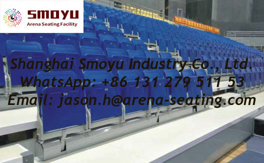 Outdoor anti aging 3 Row 2 row bleachers Grandstand Retractable Bleacher Seating