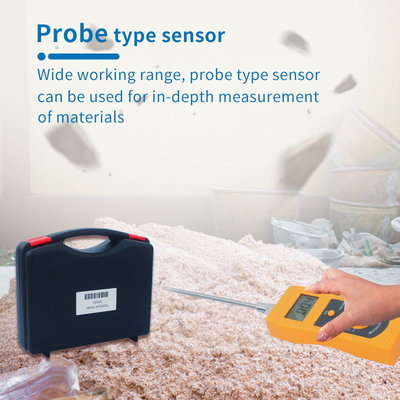 Portable Chemical Powder Moisture Meter DM300 0-80% Testing Range High Accuracy