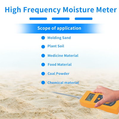 Portable Chemical Powder Moisture Meter DM300 0-80% Testing Range High Accuracy