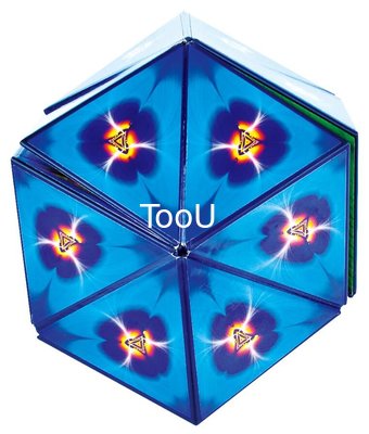 8CM Magical Cube Production brain teaser magical cube DIY magic puzzle cube plastic ABS 2 In 1 Magic Cubes for Relax