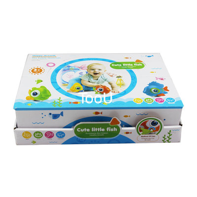 4 colors plastic 12cm wind up fish cube clockwork toys for baby
