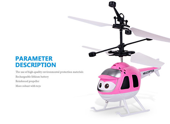 infrared inductional flyer  hand sensor control  mini flying cartoon helicopter
