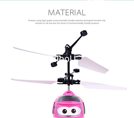 infrared inductional flyer  hand sensor control  mini flying cartoon helicopter