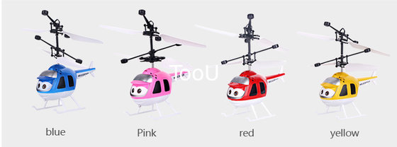 infrared inductional flyer  hand sensor control  mini flying cartoon helicopter