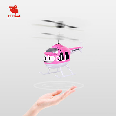 infrared inductional flyer  hand sensor control  mini flying cartoon helicopter
