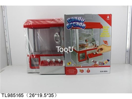 clawing machine toy electronic coin type machine music claw game mini candy grabber for children