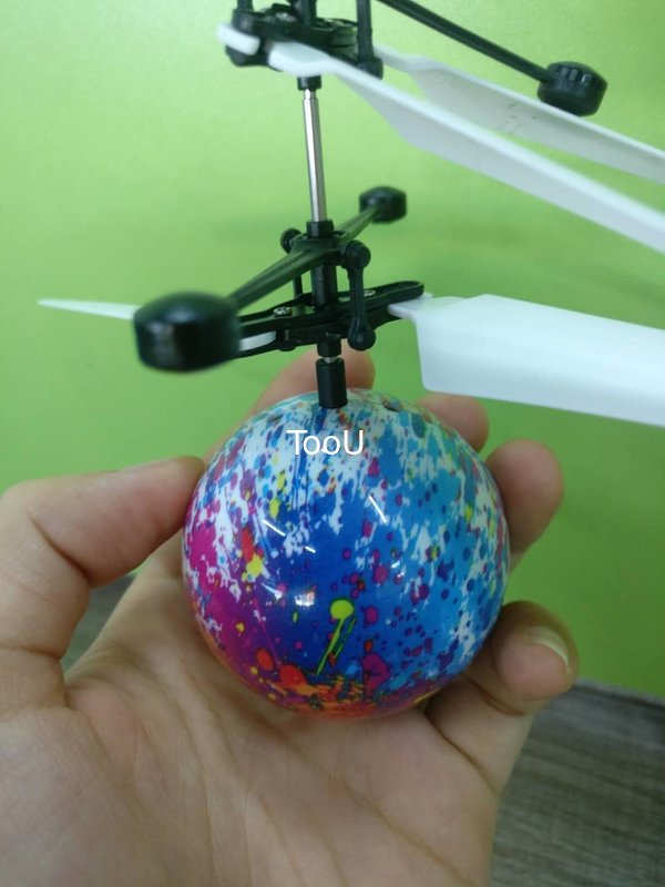 colorful infrared inductional flying ball  hand sensor control flying mini drone
