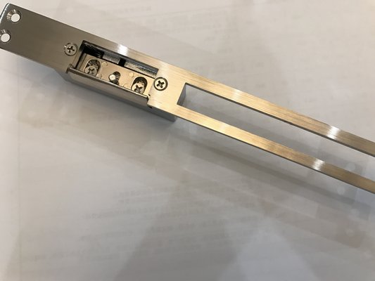 Long Type Stainless Steel European Electric Strike with  Current 90° Opening for Access Control System
