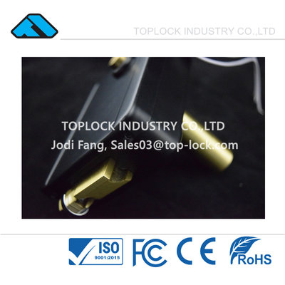 Hot Selling Electronic Euro Lock Electric Rim Door Lock Black Color Solid Brass Cylinder and Latch