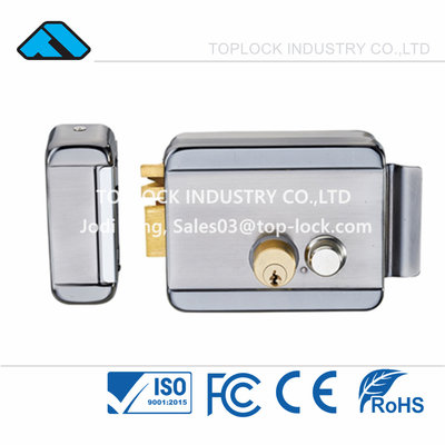 Quickset Electronic Lock Electric Rim Locks for Gates Right Open Door with Fixed Cylinder