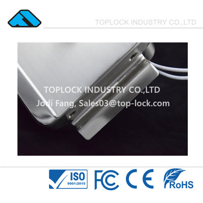 Cisa Electric Rim Lock Gate Door Lock with Stainless Steel Plated Cover Double-End Cylinder