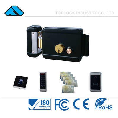 Plastic Electrical Push Button Door Exit Switch Building Gate Door Electric Rim Lock Electromagnetic Lock