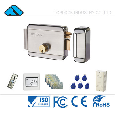 Plastic Electrical Push Button Door Exit Switch Building Gate Door Electric Rim Lock Electromagnetic Lock