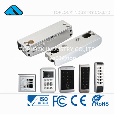 12V~24V DC Electric Bolt Lock Glass Door Easy Installation with Bright Zinc Body for Intercom System