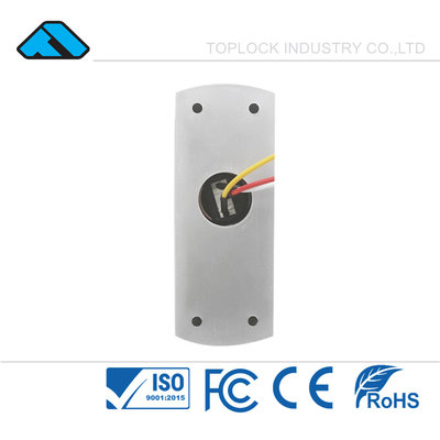 No Signal Mortise Installation Door Release Exit Pushbutton Switch with Electric Door Rim Lock, Strike Inner Wooden Door