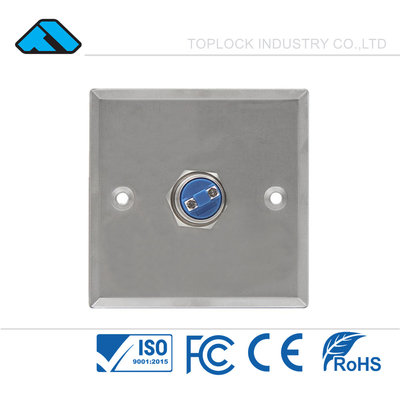 NO/NC Stainless Steel Door Push Button Switch For Door Entrance, Easy Installation with Electric Rim Lock