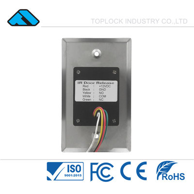 Intercom Keyless Door Lock System Electromagnetic Lokc Door Exit Push Button Switch