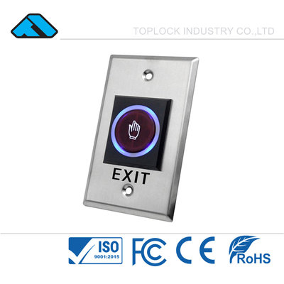 Intercom Keyless Door Lock System Electromagnetic Lokc Door Exit Push Button Switch