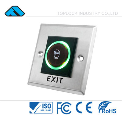 Security System Electric No Touch Sensor Exit Button with Electric Magnetic Lock Rim Door Lock