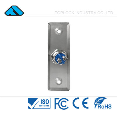 Slim Stainless Steel Mini Door Release Entry Exit Pushbutton Switch with Electric Door Lock