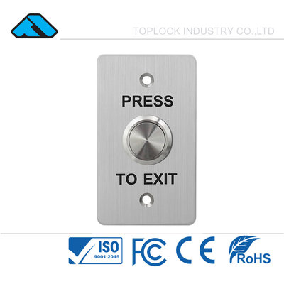 Stainless Steel  Door Release Entry Exit Push Button Switch with Electric Rim Lock Magnetic Lock