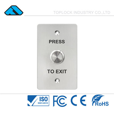Stainless Steel  Door Release Entry Exit Push Button Switch with Electric Rim Lock Magnetic Lock