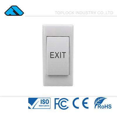 Plastic Mechanical Electric Door Release Pushbutton Swith In Access Control Intercom Building System